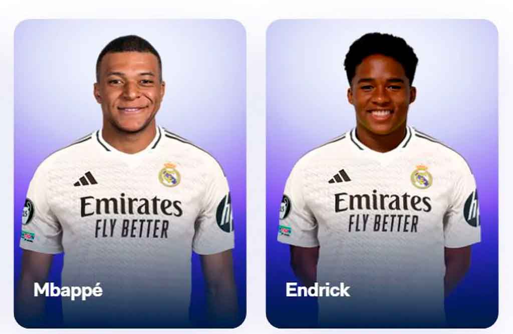 Mbappé y Endrick ya son del Real Madrid - Noticias Prensa Latina